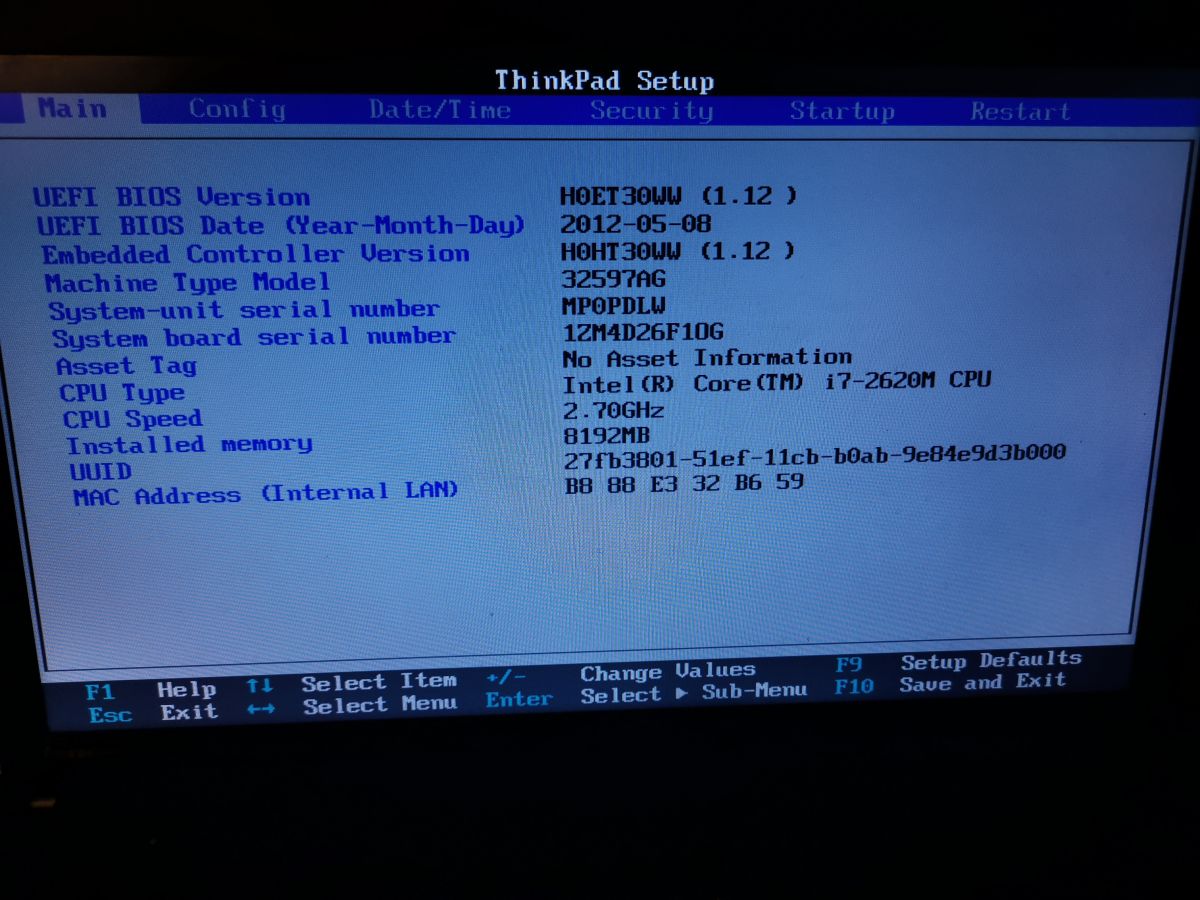 [Rozwiązano] Lenovo Edge E530 - Błąd 2100 nie wykrywa dysku HDD