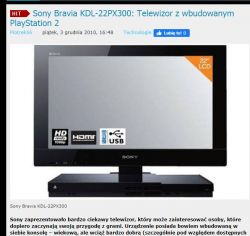 [Kupię] Sony-BRAVIA-KDL 22 PX 300, szukam zamiennika