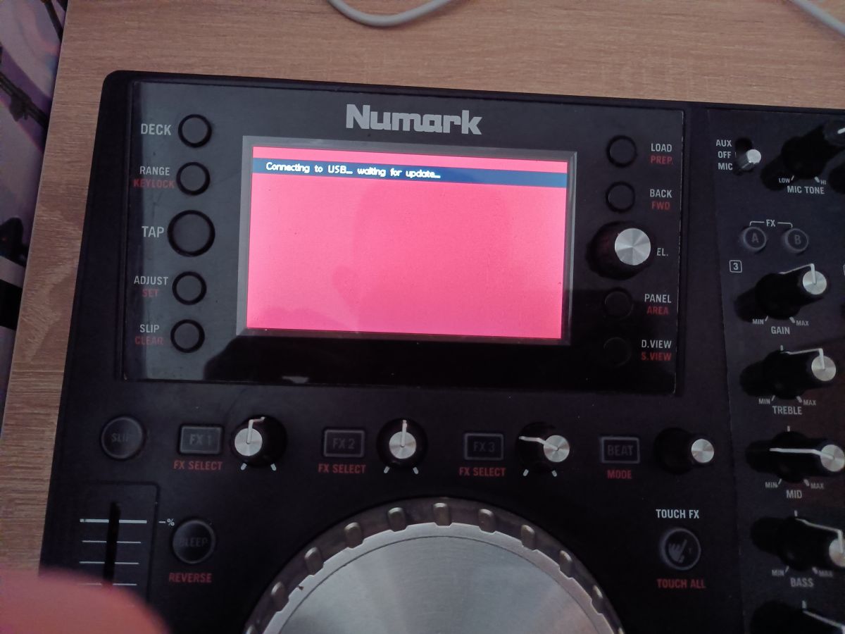 Numark NV I - Error 12 po nieudanym upgrade do ver 1.7