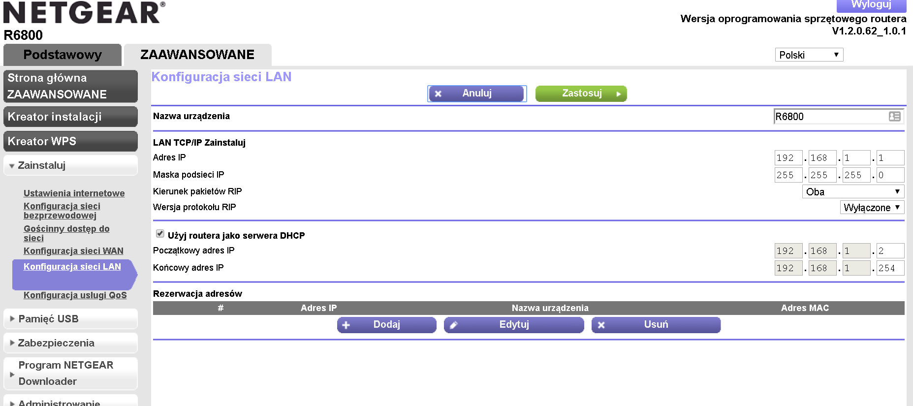 Router Netgear R6800 + modem UPC, nie wszystkie urządzenia się łączą - 2