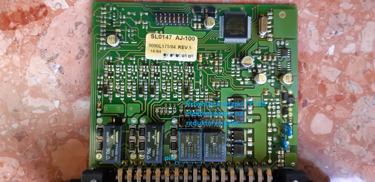 LPG Mistral II Autronic - CPU komputer AJ-100 naprawa oraz błąd P0342