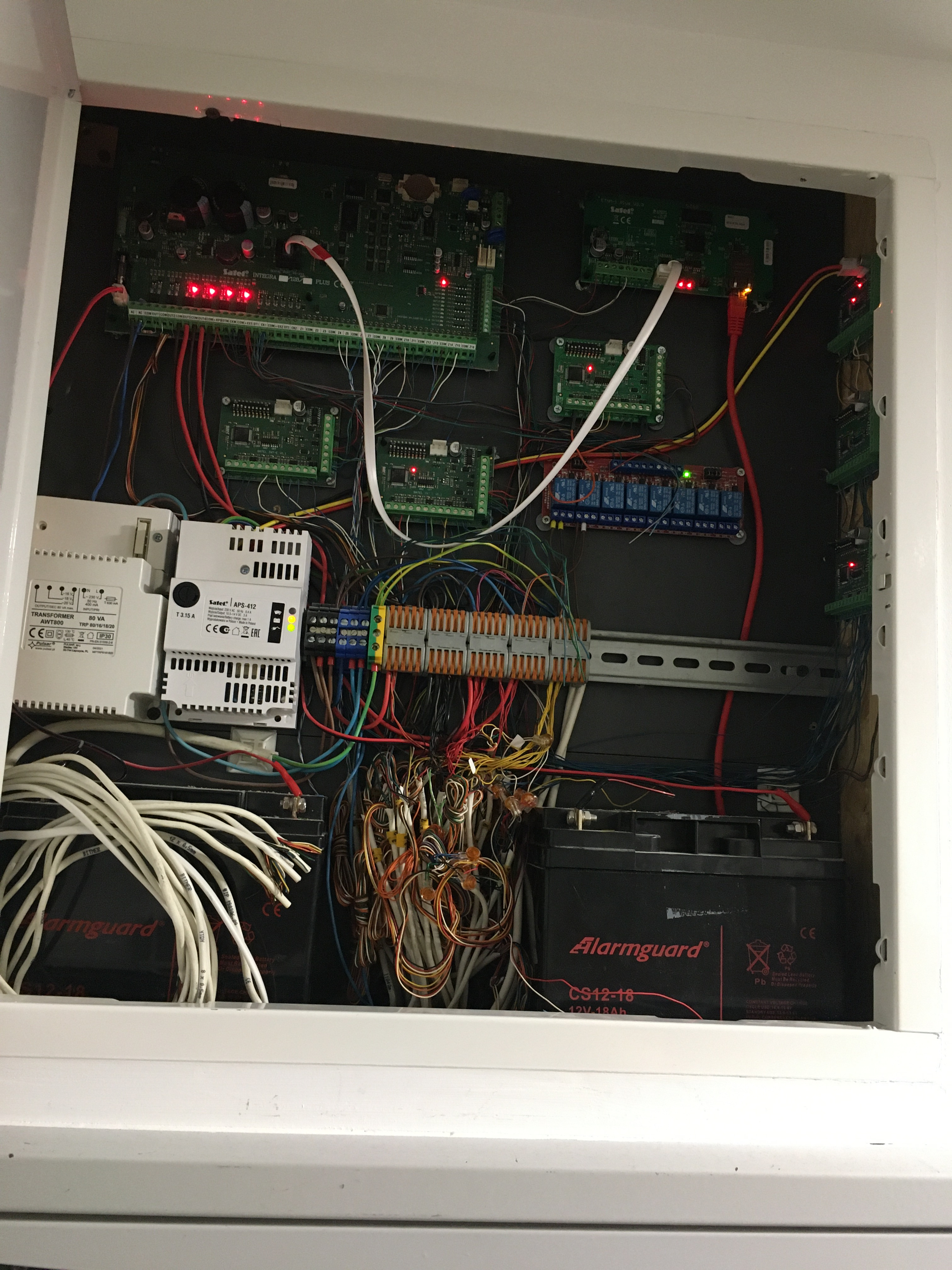 Home control - PLC, roller shutters, lighting, alarm, monitoring ...