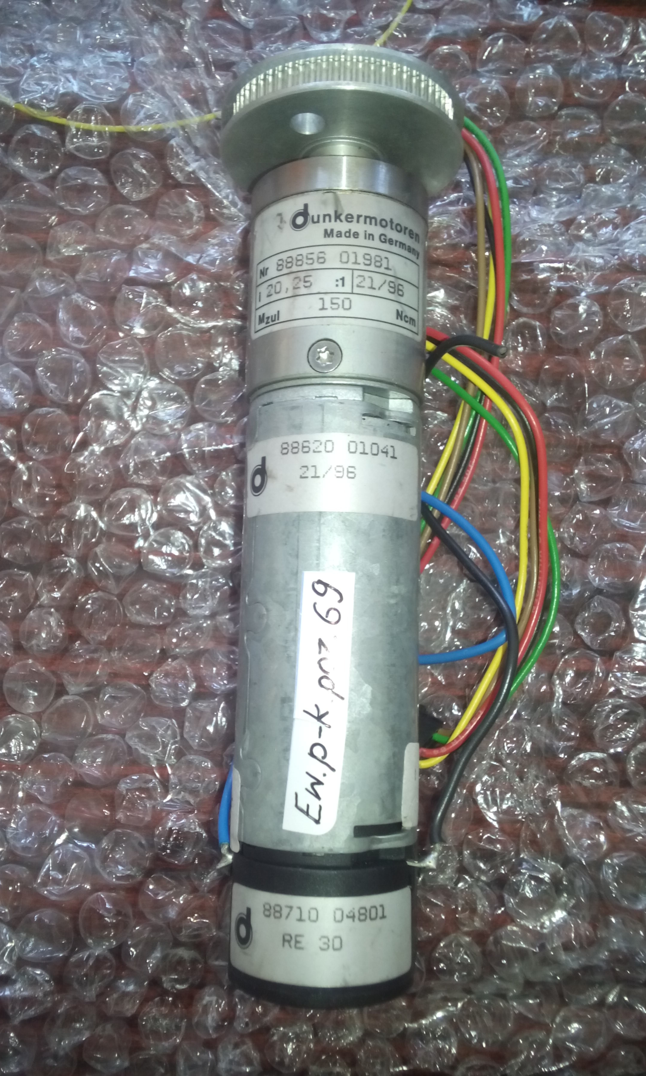 [Rozwiązano] Wyprowadzenia enkodera inkrementalnego Dunkermotoren ...