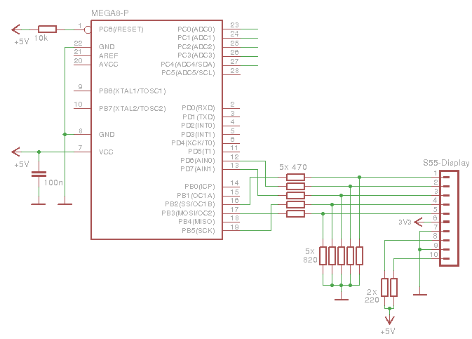 [atmega8] Jak połączyć wyświetlacz Siemens C60 z Atmega8 w Bascom ...