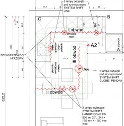 Jak zasilić szynoprzewody 1-fazowe z wypustu 3-fazowego w kuchni?