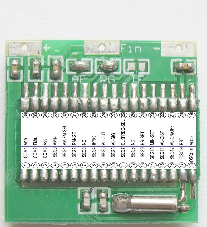 Prosty częstotliwościomierz radiowy na LC7265 i LB3500 - 4