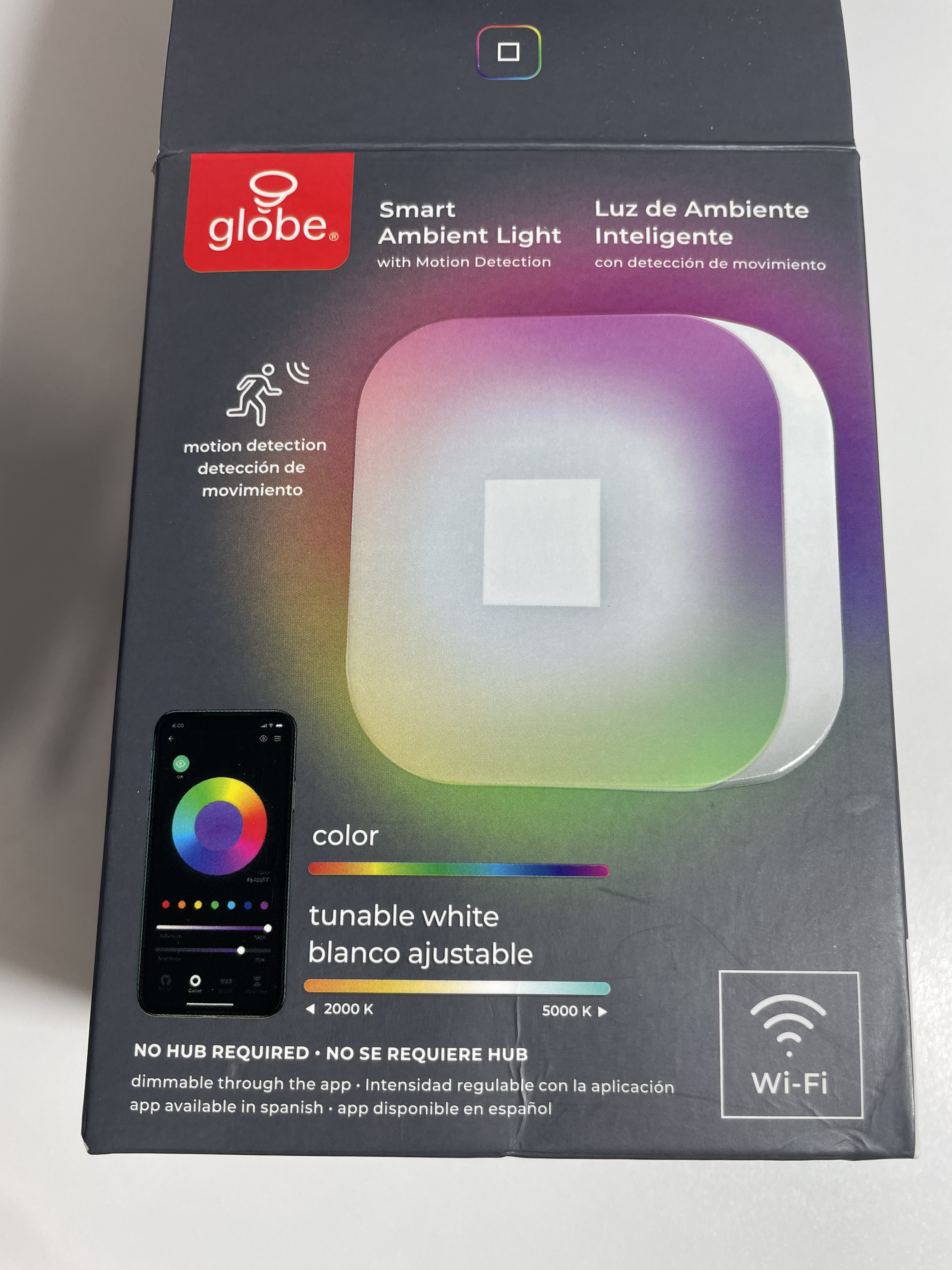 Globe - Wifi Night Light with Motion - WB3S
