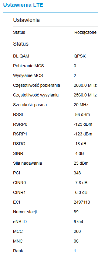 [Rozwiązano] ZTE MF258K, Play – tajemniczy nadajnik B7 2600MHz, eNB ID ...