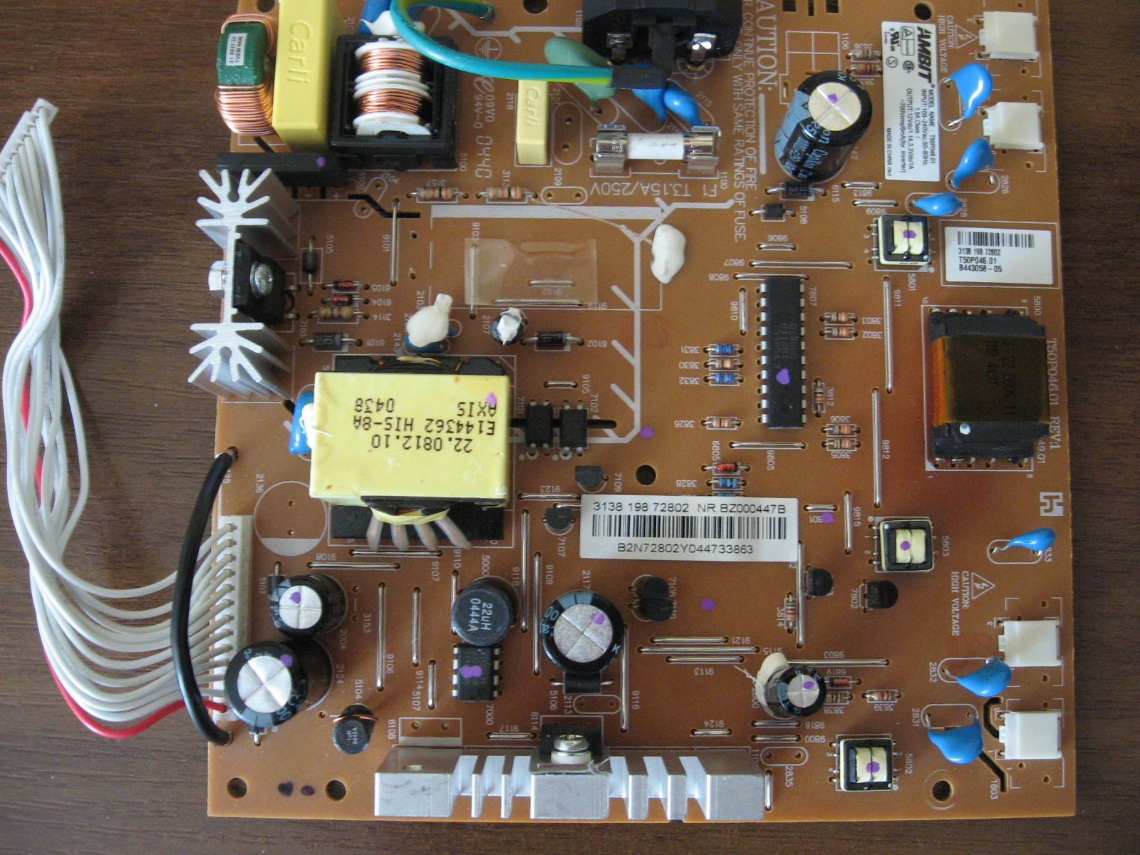 Philips 190B - Jakie diody SMD podstawić w martwym zasilaczu?