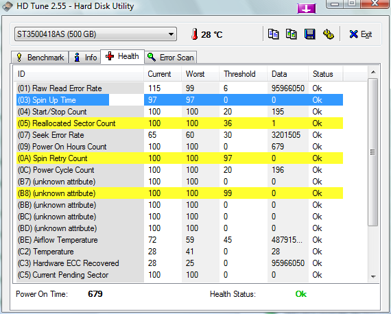 Seagate ST3500418AS 7200.12 500GB 3 Miesiące i juz bady?
