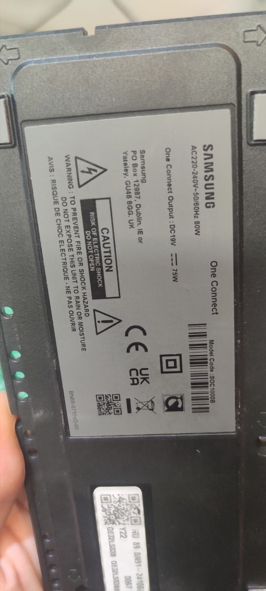 Wartości rezystorów RM810, RM809, RM808 w Samsung QE32LS03B Frame ...