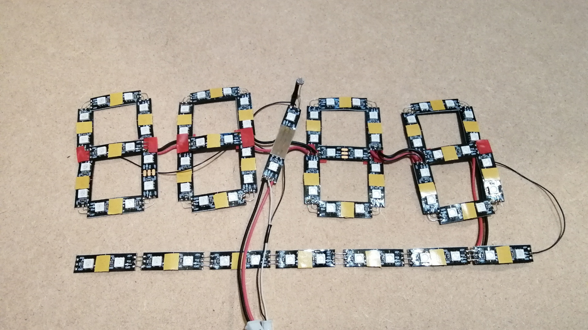 LED clock on WS2812B (NTP) - elektroda.com