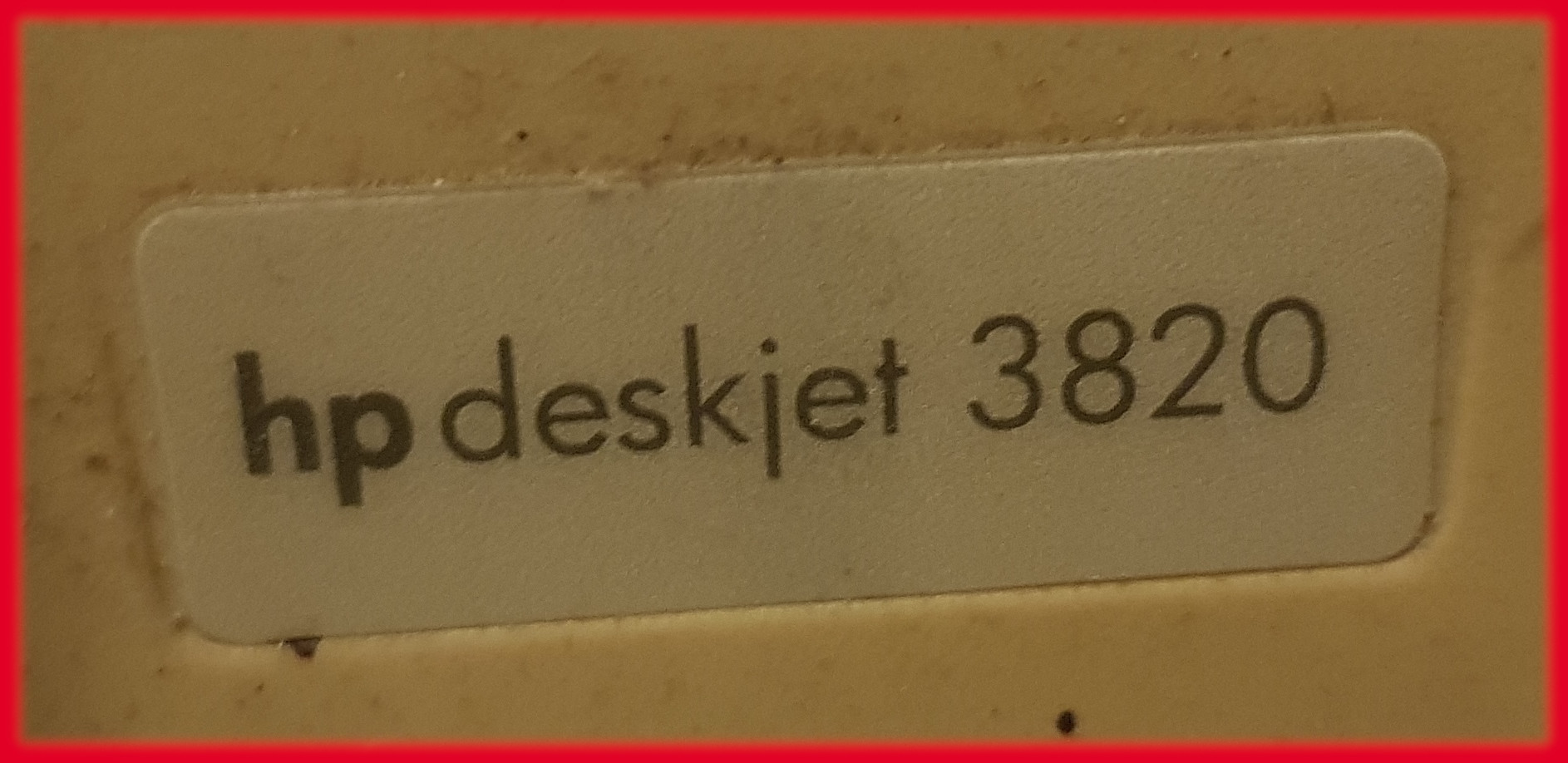Drukarka HP 3820 - wnętrze, recykling - elektroda.pl