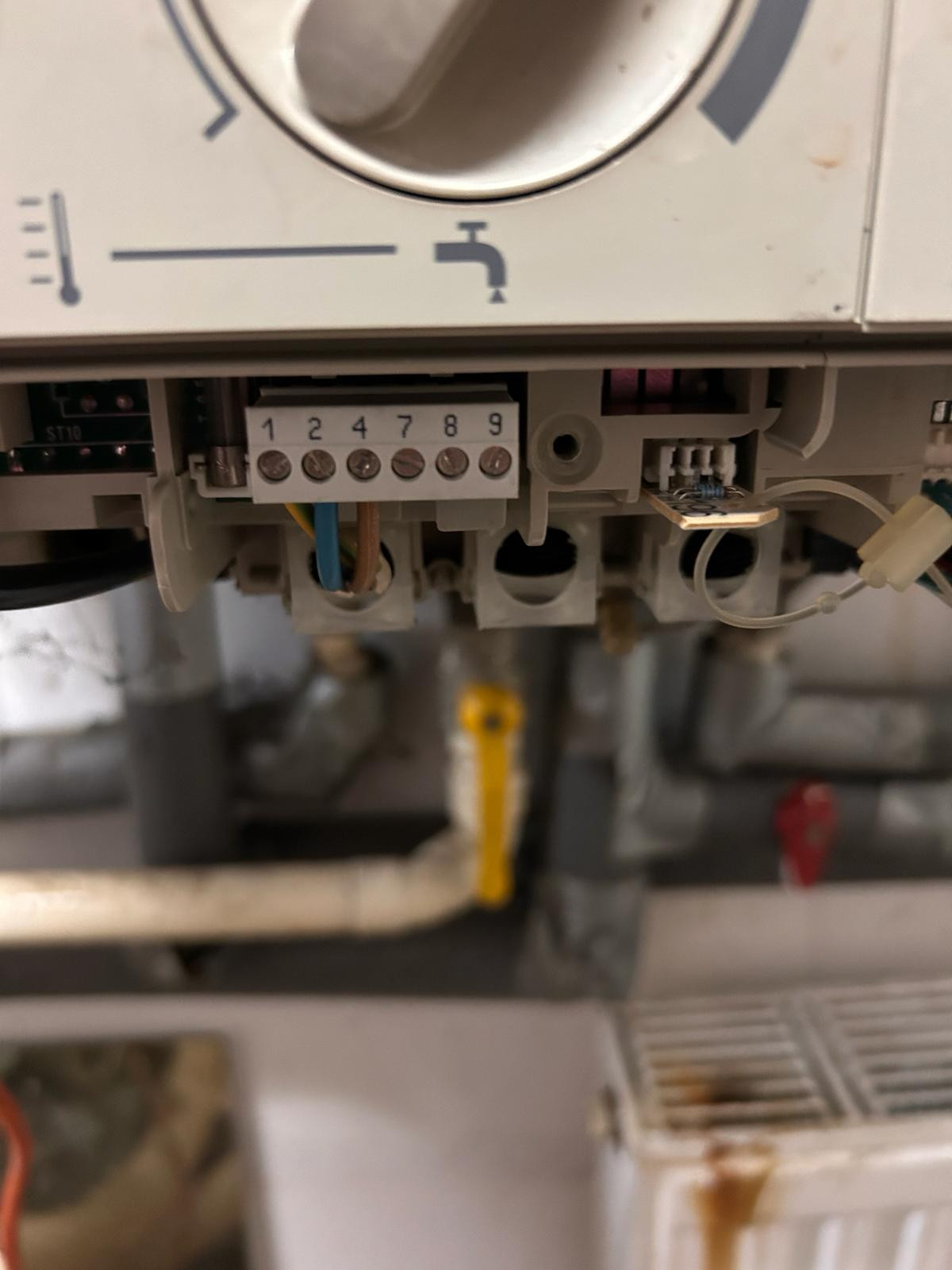 Podłączenie Termostatu Salus VS30W + RM16-A do pieca gazowego Junkers ...