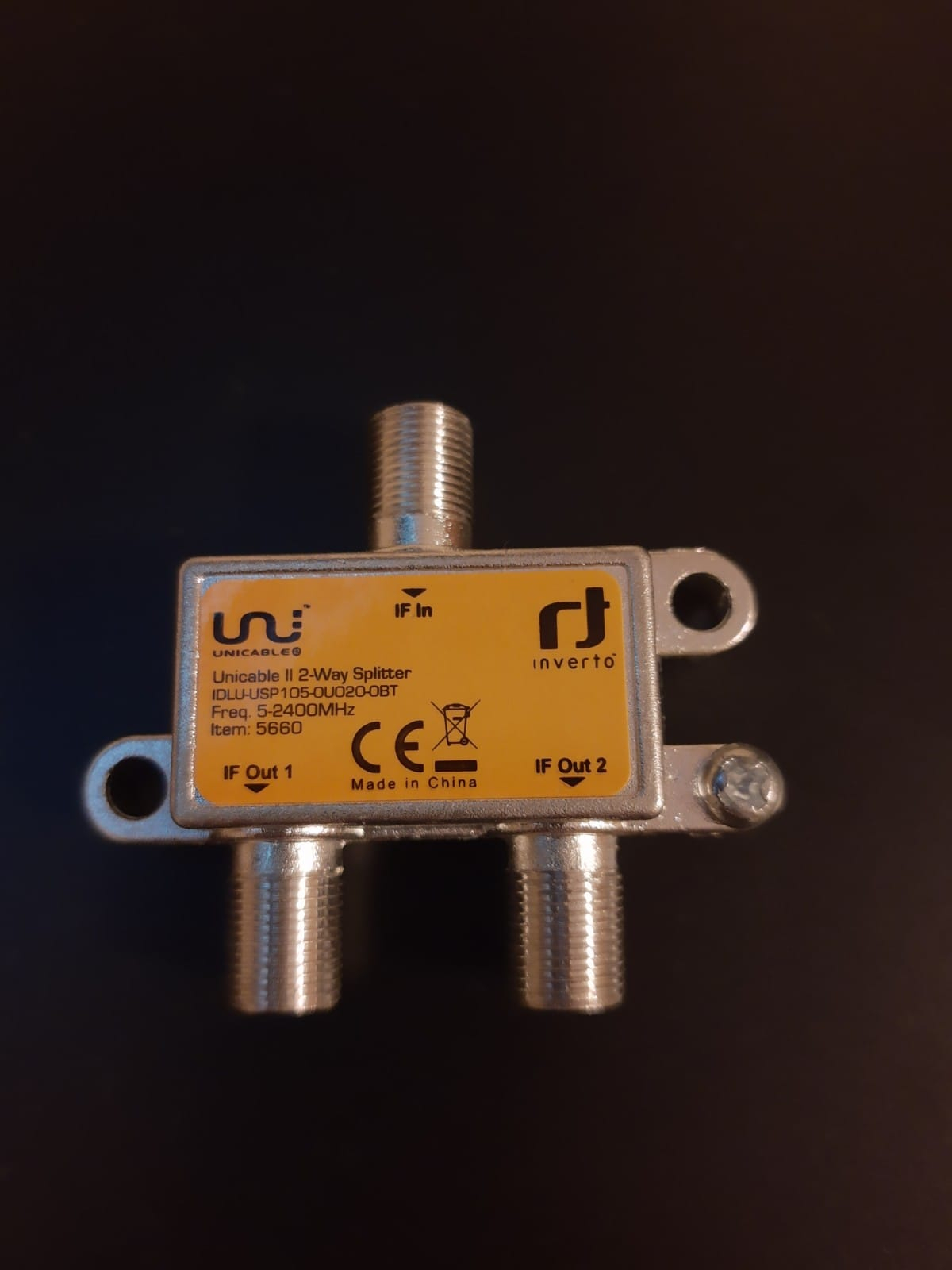 Setting up UNICABLE QUAD TWIN INVERTO CONVERTER IDLU-QUDL42-UNR2L-1PP ...