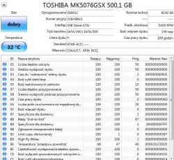 CristalDIscInfo - Proszę o ocenę dysku; nieoczekiwany błąd uniemożliwia ...