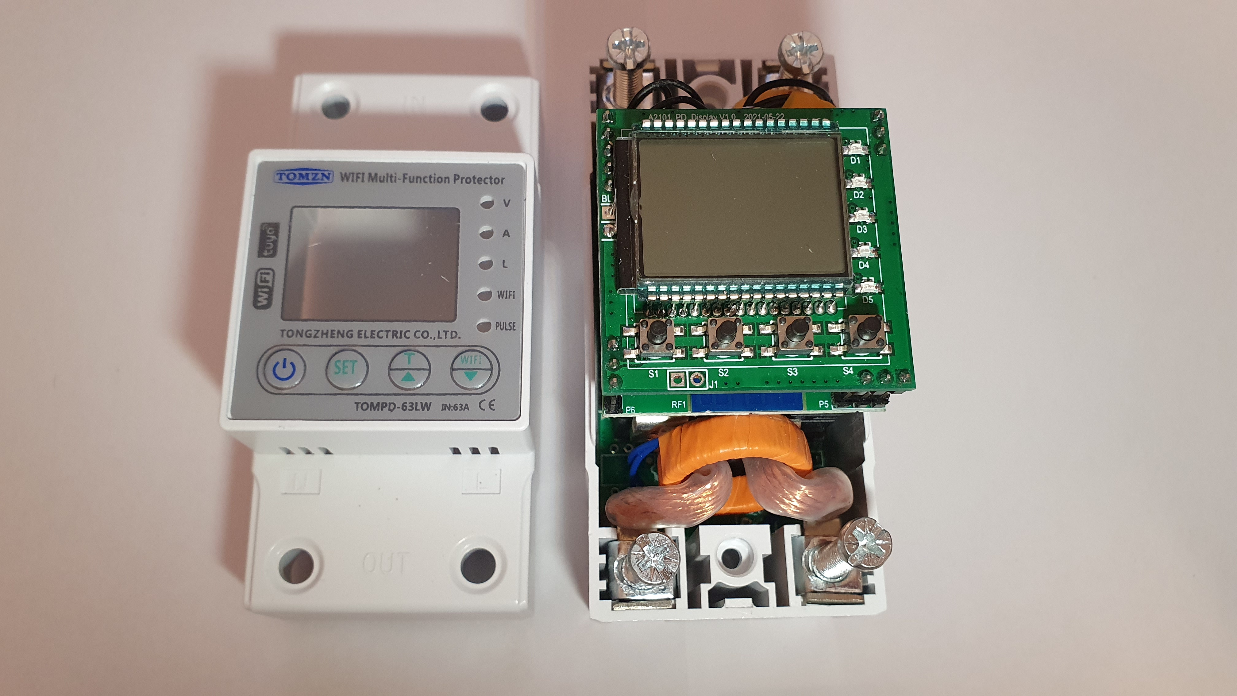TOMZN TOMPD-63-LW Wifi Multi Function (DIN) WB3S (BK7231T)