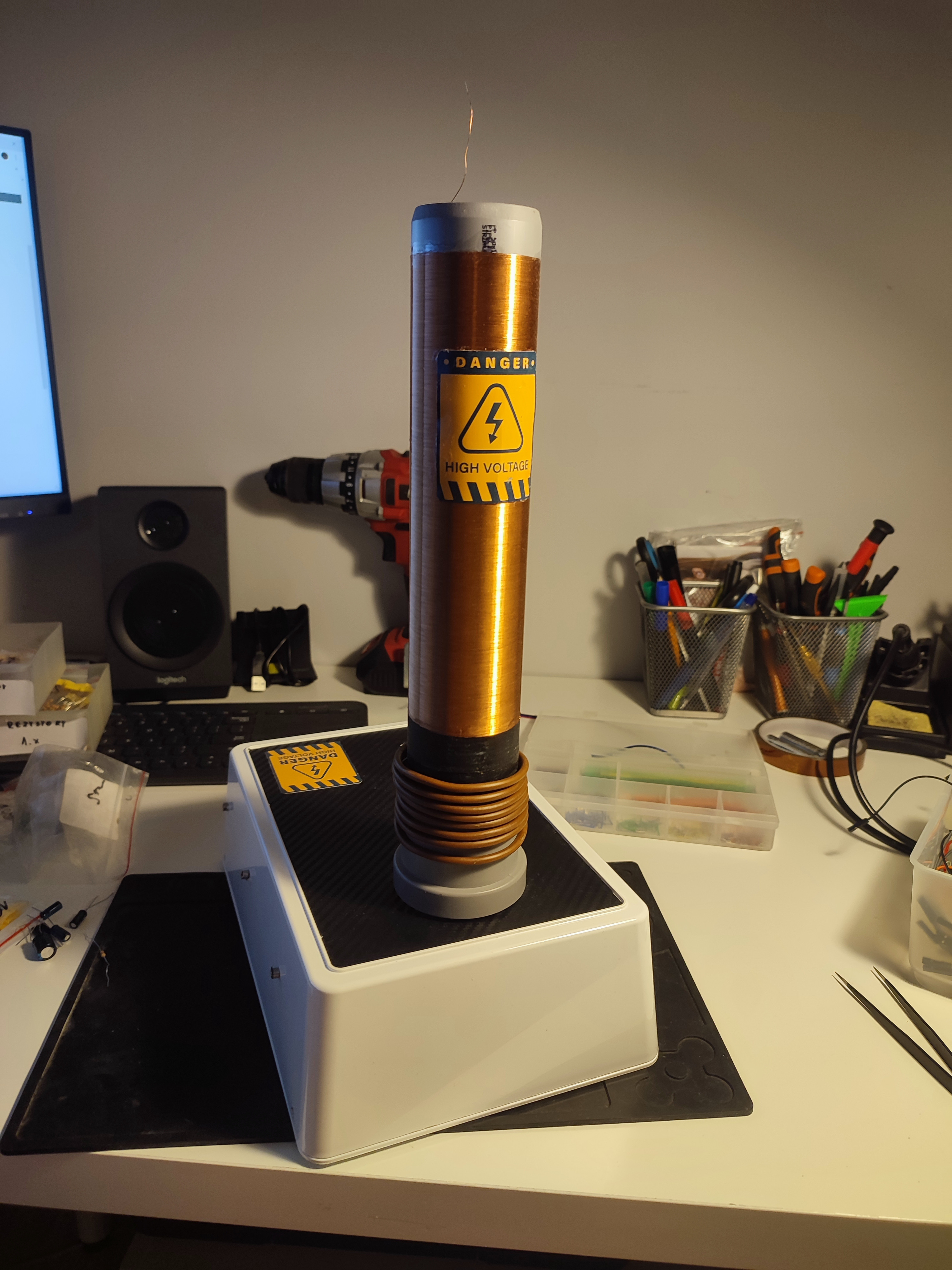 A simple Tesla music coil - elektroda.com