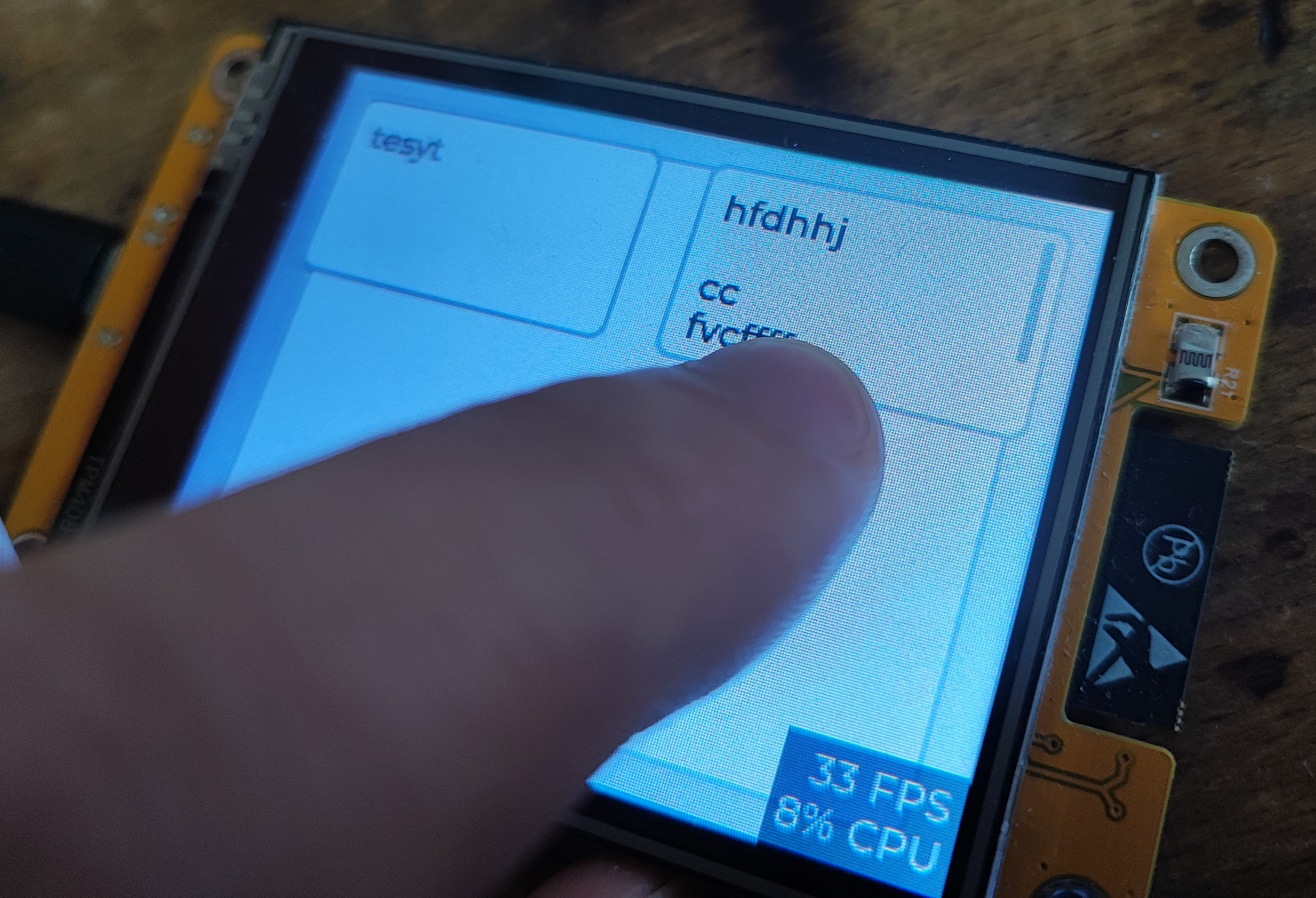 ESP32 and touch display - part 7, how to make a keyboard in LVGL? Login.