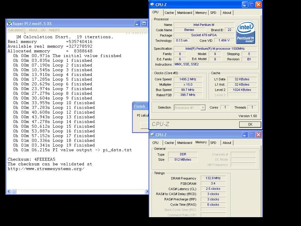 Ranking SuperPi w próbie 1M - elektroda.pl