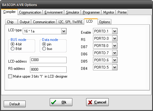 [mega8][bascom] Nie mogę sobie poradzić z lcd 1*16