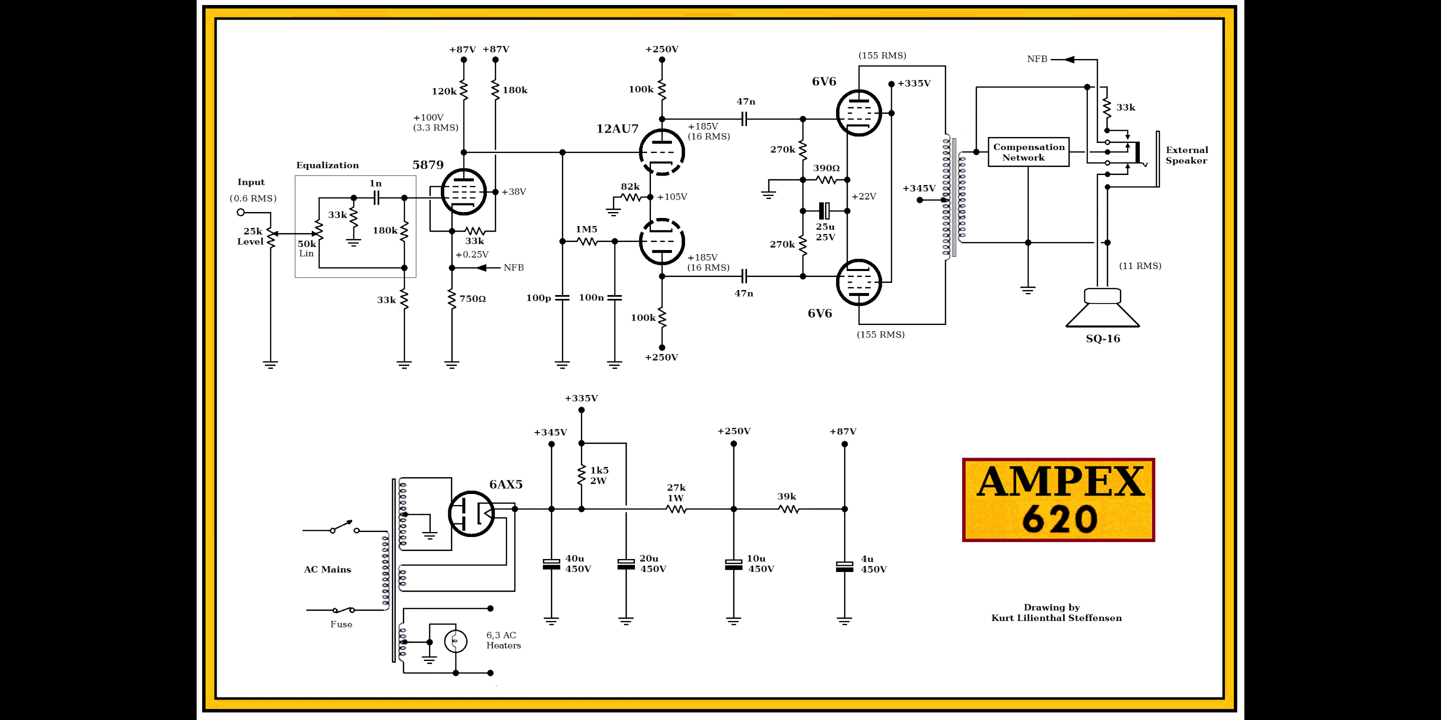 [Rozwiązano] Zamiennik pentody 5879 dla EF86 w wzmacniaczu Ampex 620
