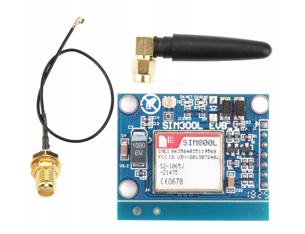Moduł GSM z GPRS i UART obsługujący nowsze wersje TLS niż SIM800L ...