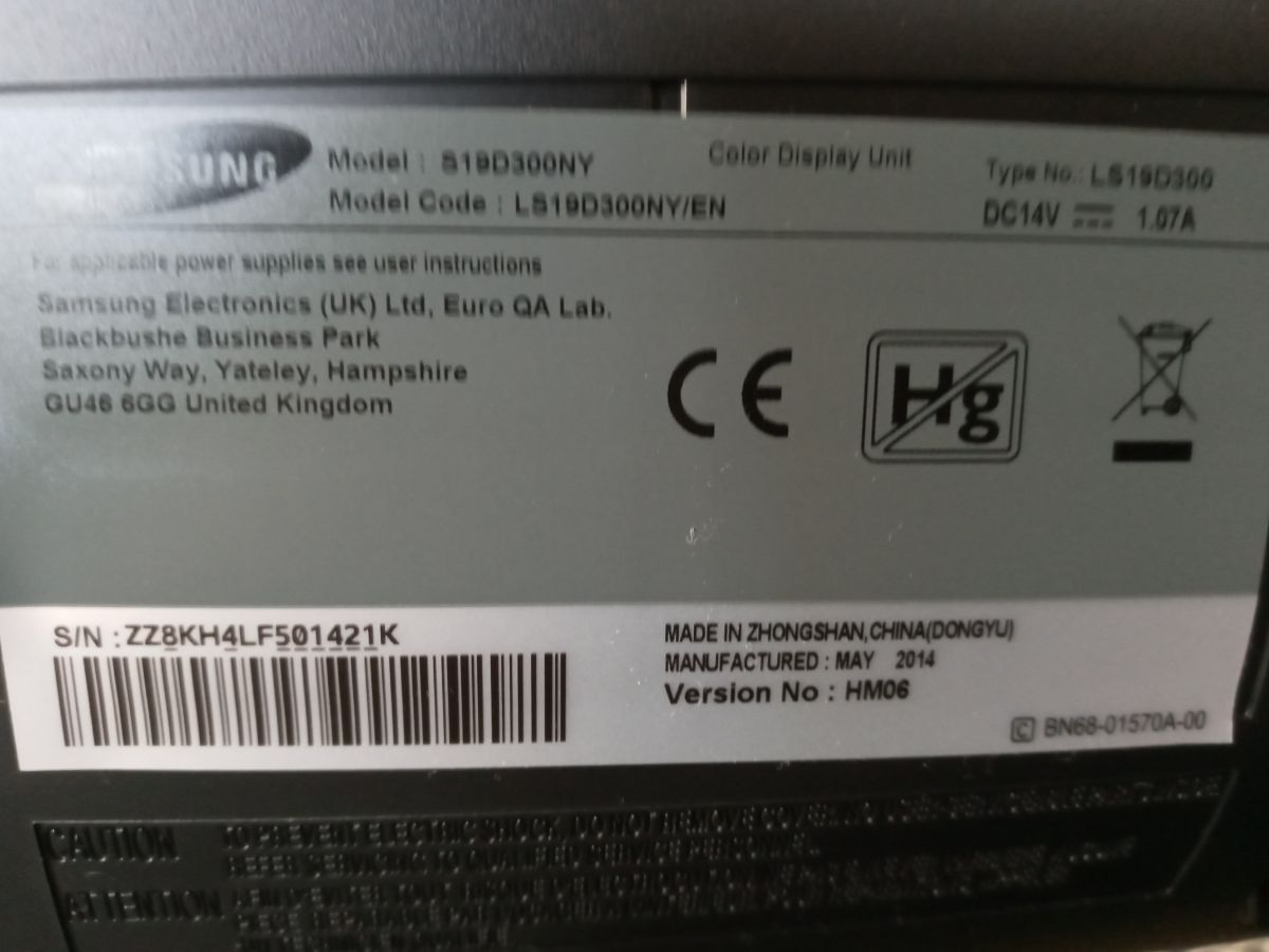 [Sprzedam] Nowe monitory Samsung SD300 19 (3 sztuki) - 250 PLN/szt ...