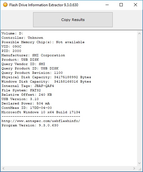 EAGET 128GB SMI USB MEMORY BAR USB Device, próba reanimacji