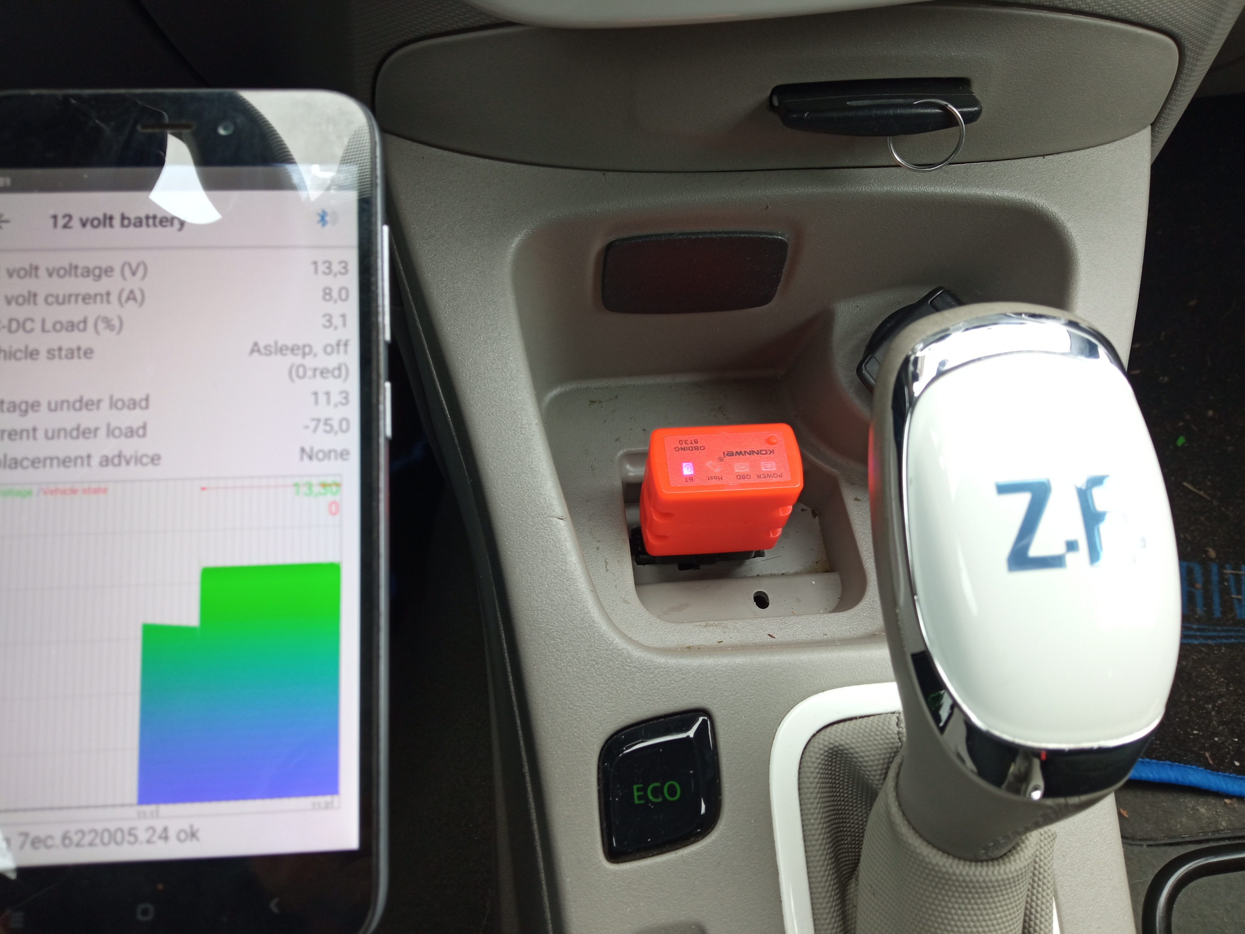 Renault ZOE 40: Komunikacja z aplikacją CanZE, interfejs, bateria 12V ...