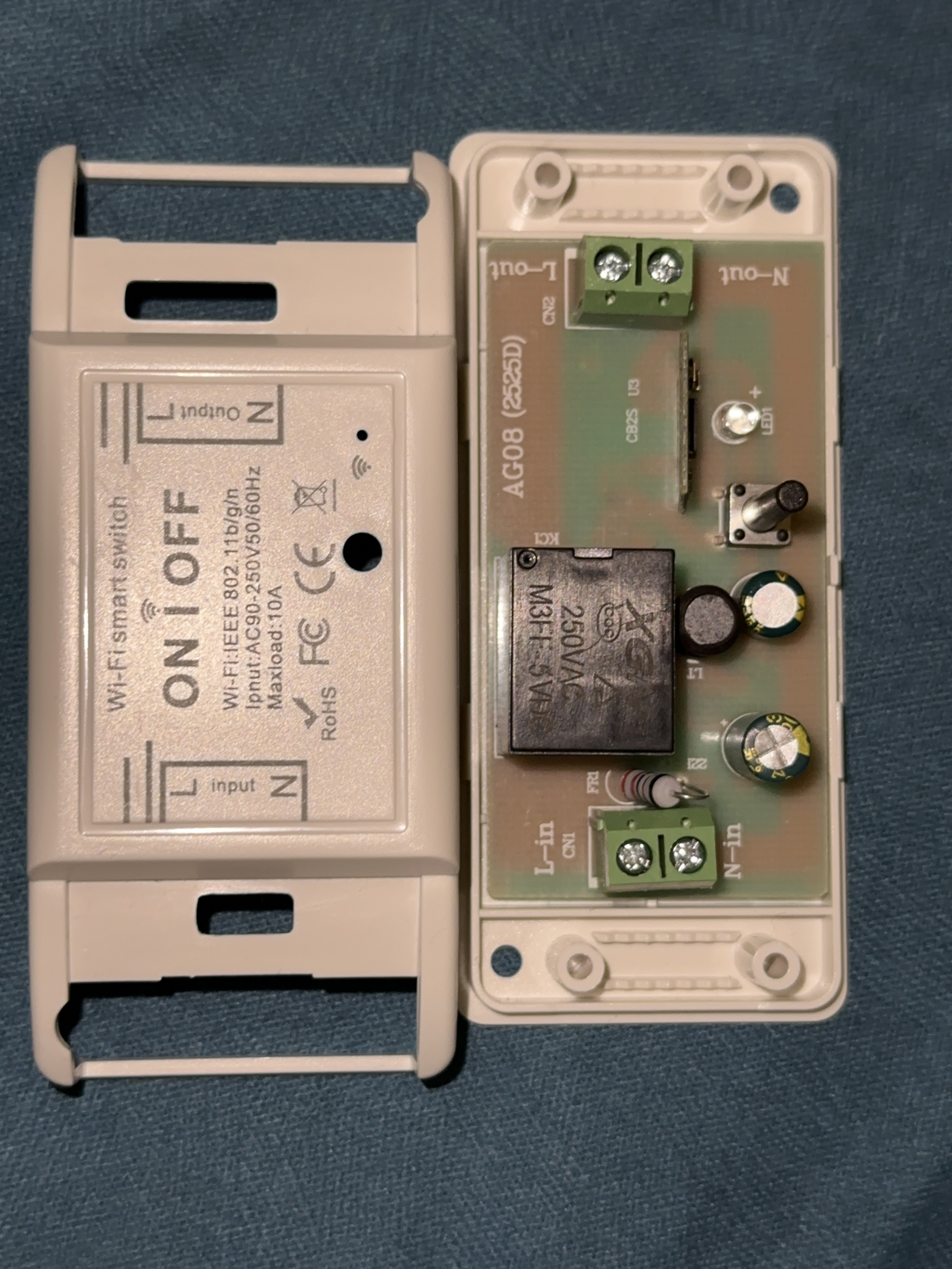 Teardown of 3 Generic Smart Switch Variants with ESP8265 10A TYWE2S ...