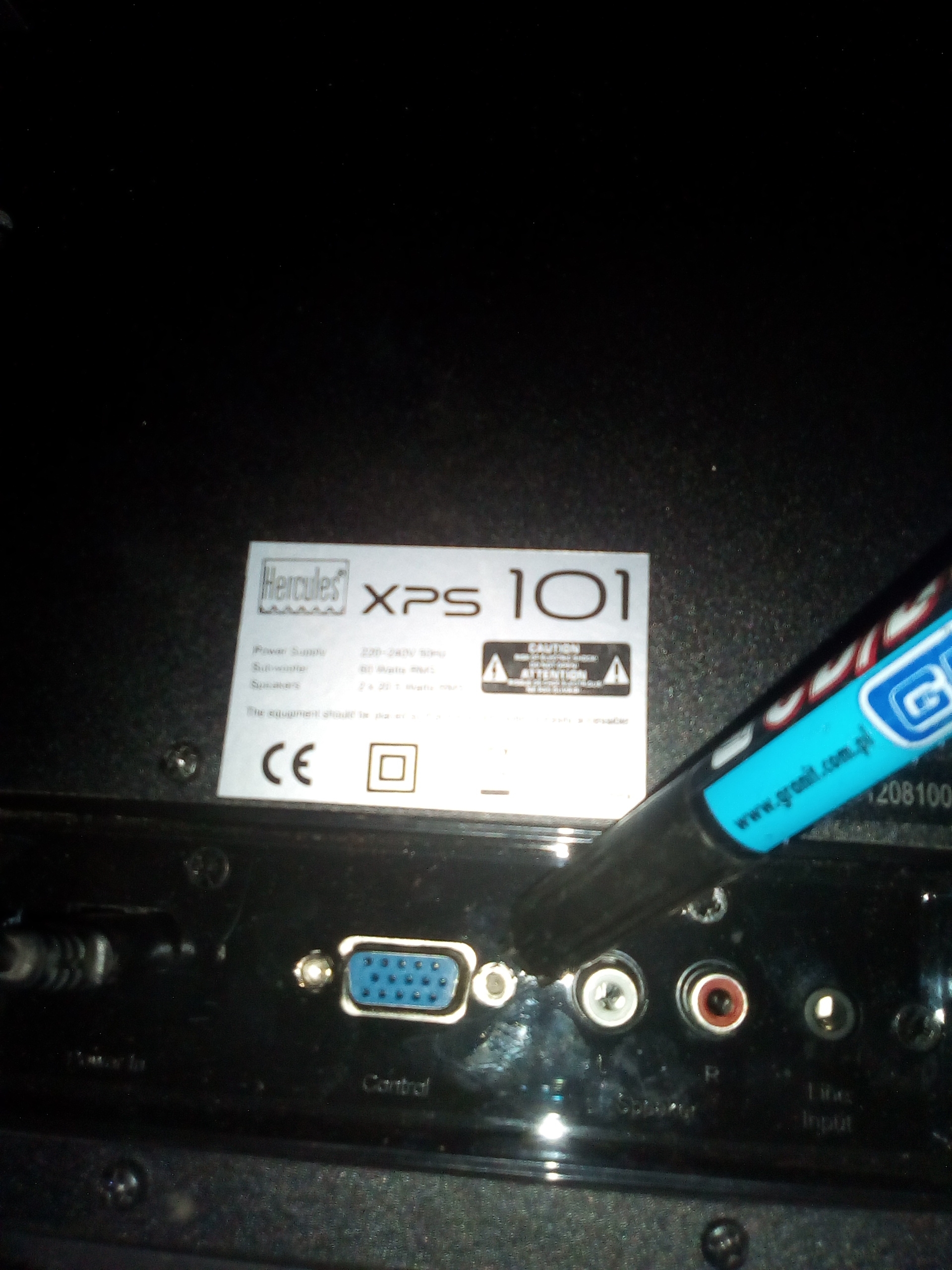 - Subwoofer Hercules xps 101 - elektroda.pl