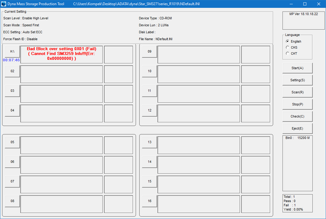 Uszkodzony ADATA USB Flash Drive - błędy podczas formatowania ...