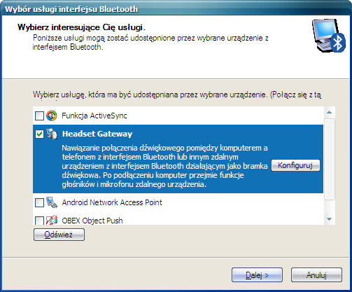 HP 8760W i Windows 7 x64 - brak urządzeń bluetooth w zakładce "dźwięk".