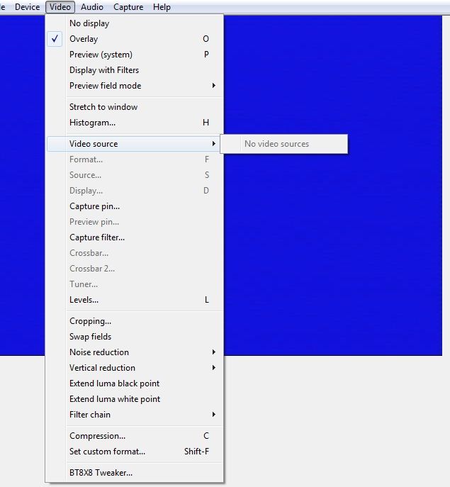 Zgrywanie z VHS przez EasyCAP w VirtualDub - obraz się 'przycina'