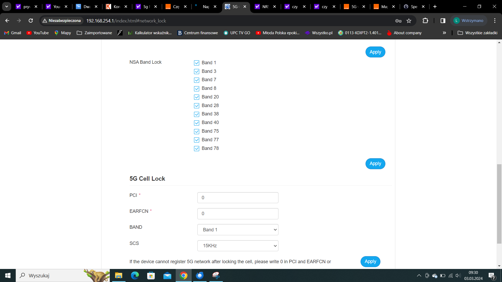 ZTE MC889 - skoki sygnału i prędkości, jak ustabilizować? [Orange, 4G]