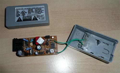 SONY Battery Charger BC_TRP Schemat Wartości Rezystorów