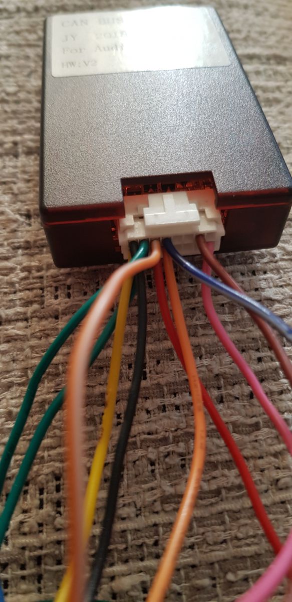 CAN BUS DECODER audi a4 b7 brak połączenia ze sterowaniem z kierownicy.