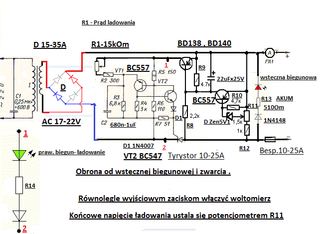 Budowa prostownika z wykorzystaniem starego transformatora