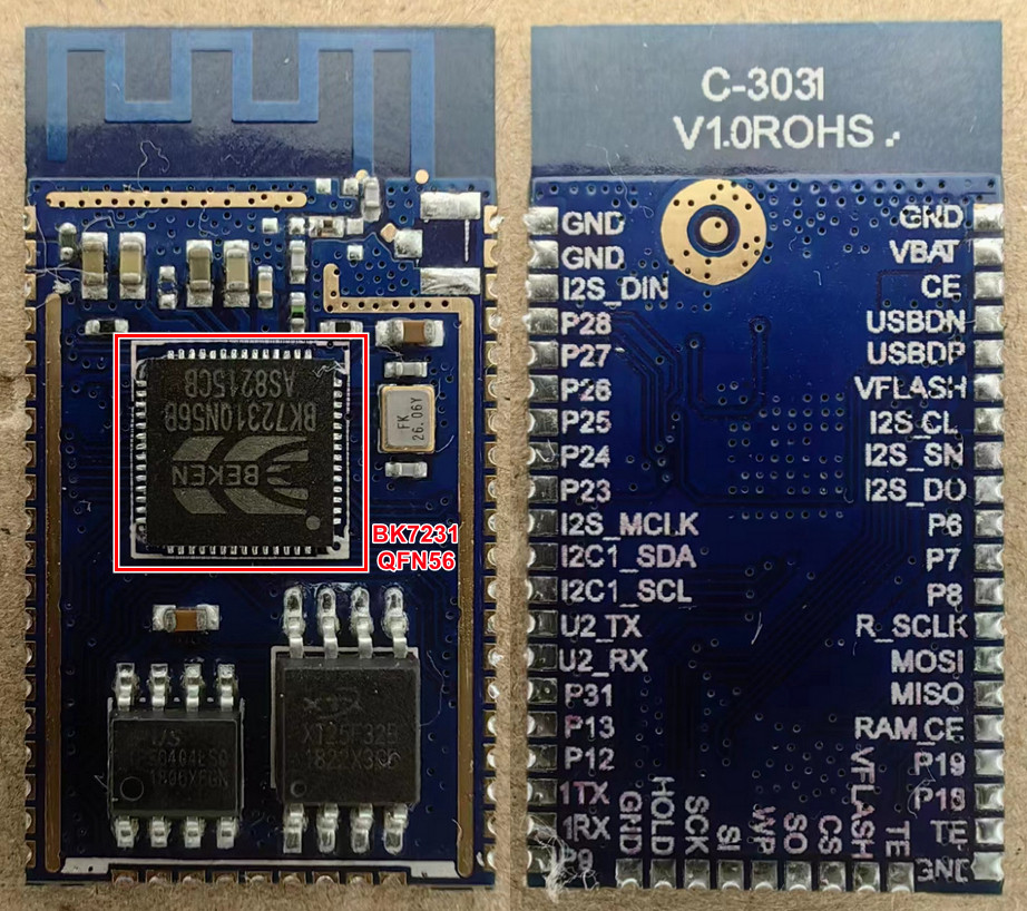 Using OpenBK7231T_App on BK7231 Chip of QFN56 C-3031 Module: Successful ...