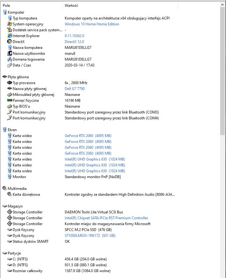 Jak naprawić błąd 800700002 na Dell G7 po odinstalowaniu aplikacji?