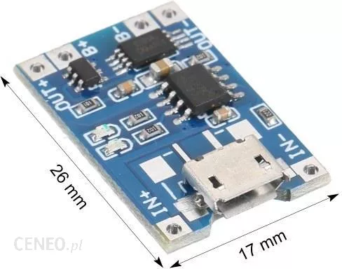 Dobór zasilania dla 5 diod 3W, 1.5V-1.8V, 700mA na płytce PCB z ...