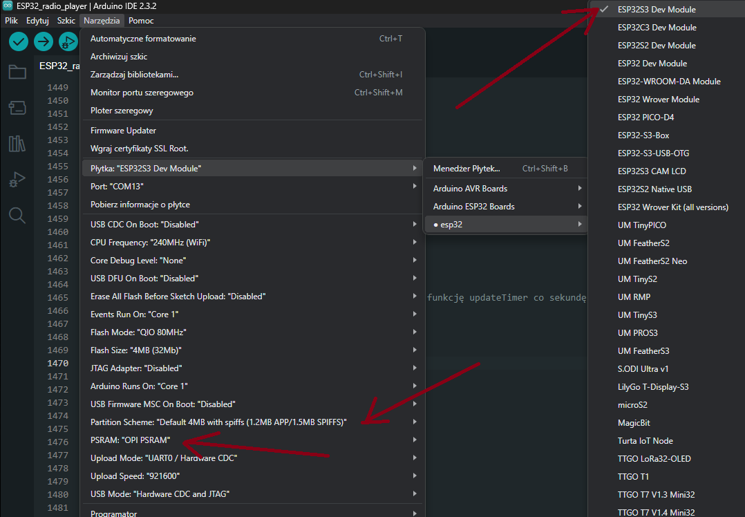 Internet radio and audio file player on ESP32-S3 - 2