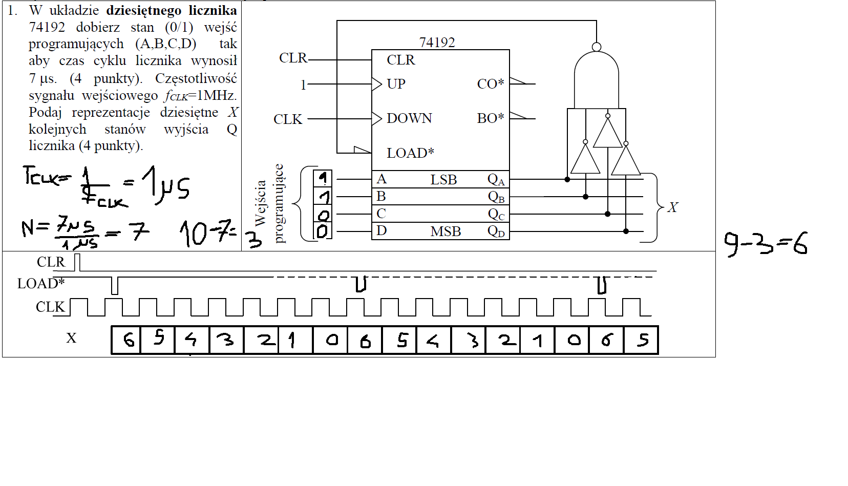 Licznik 74192 - proszę o pomoc w tym zadaniu, sprawdzeniu