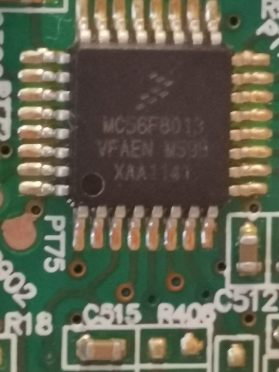 Blok schemat sterownika Embraco VCC3 2456 C9 F14: poszukiwanie wartości ...