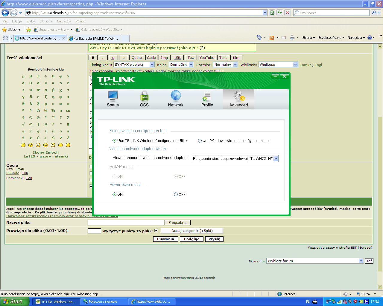 TP-LINK TLWN722N - Brak opcji SoftAP na Windows XP SP3, co robić?