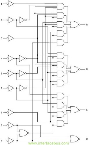 Jak zbudować 5-input NOR Gate z układów CMOS 4000 series?
