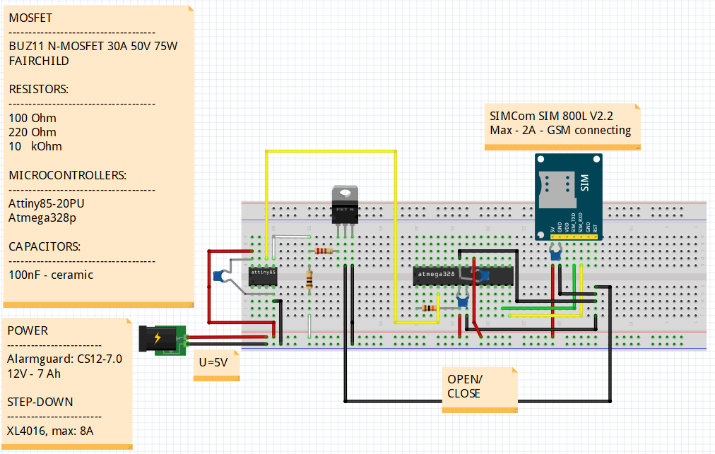 [ZASILANIE] Brak połączenia SIM800L z siecią przez N-MOSFET - schemat ...