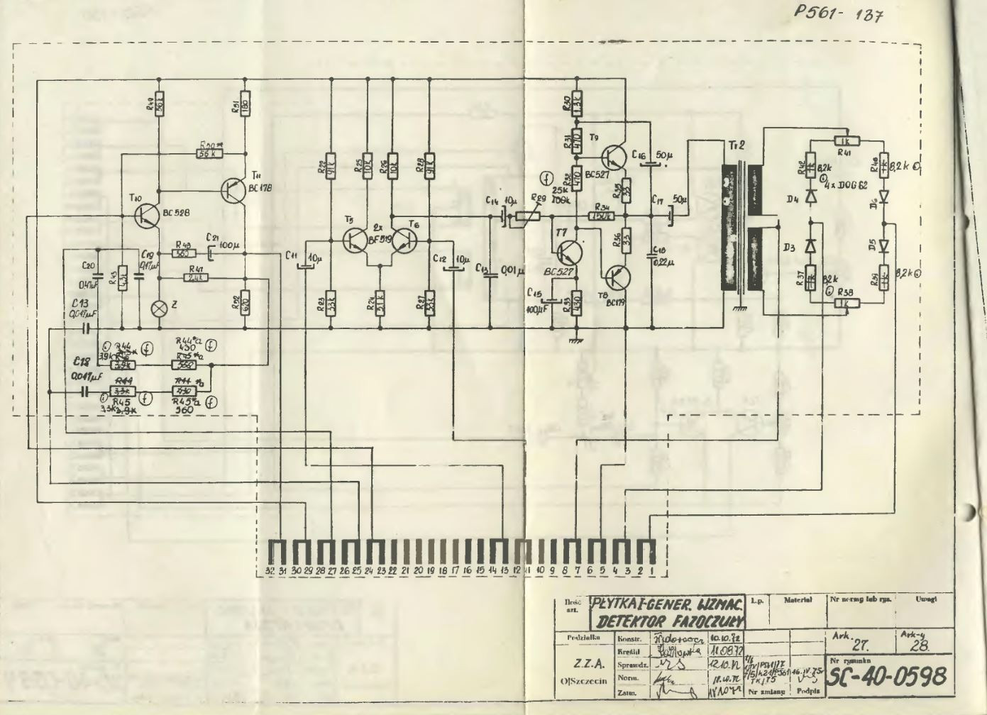 Renowacja testera tranzystorów Meratronik P-561: naprawa mostka ...