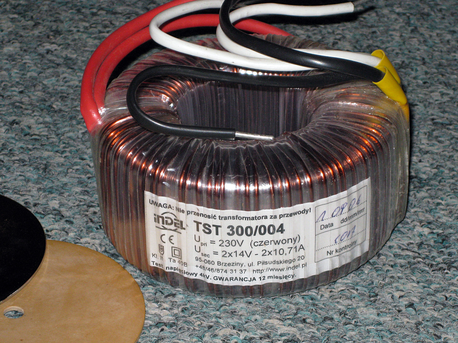 [Sprzedam] Trafo toroidalny TST300/004 - elektroda.pl